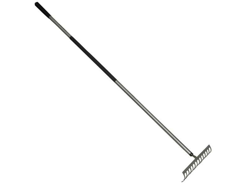Fiskars Ergonomic Soil Rake 38 cm 700 grams Metal Shaft
